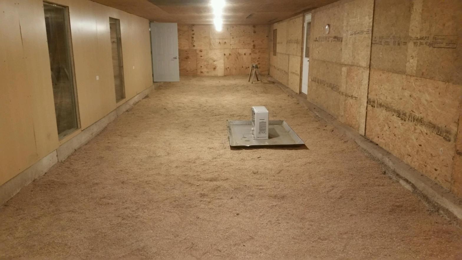 Preparing the organic brooding barn